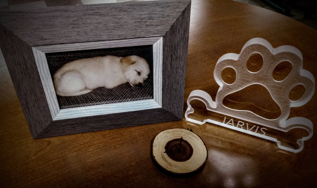 Custom Engraved Paw Print - Etsy