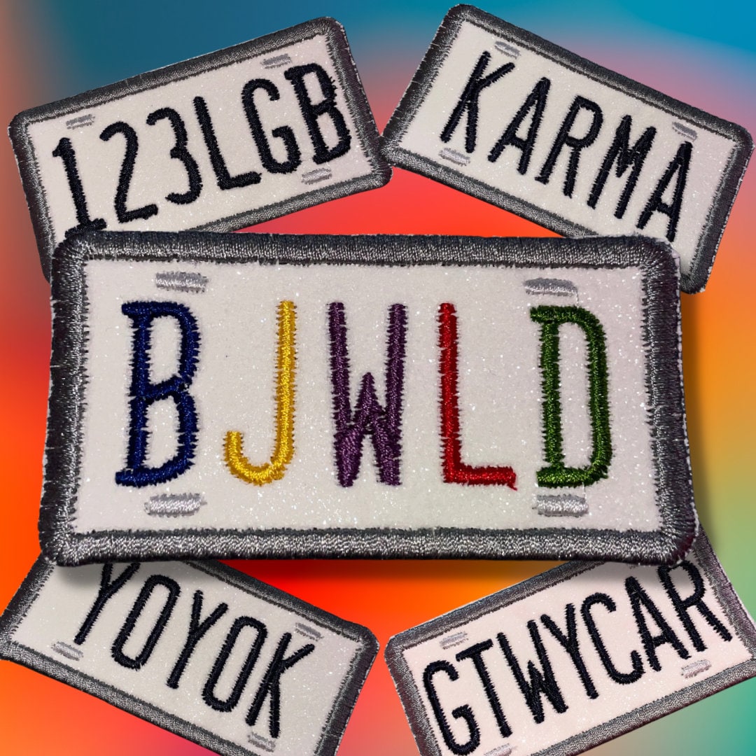 Taylor Swift License Plate Iron-on Patch - Etsy