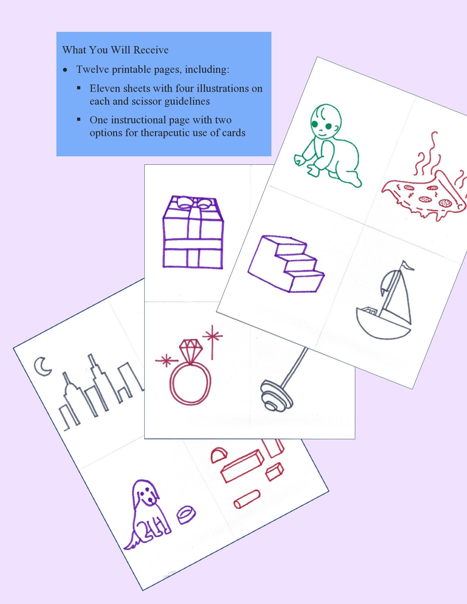 Story Cards - Printable Imaginative Play Therapy Activity for Virtual ...