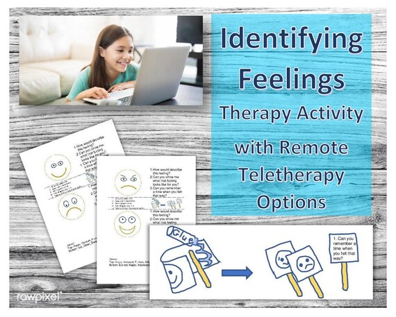 Identifying Feelings Therapy Activity for Remote Teletherapy | Etsy