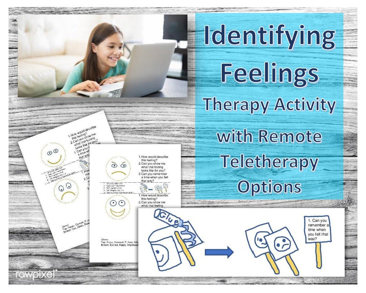 Identifying Feelings Therapy Activity for Remote Teletherapy Sessions ...
