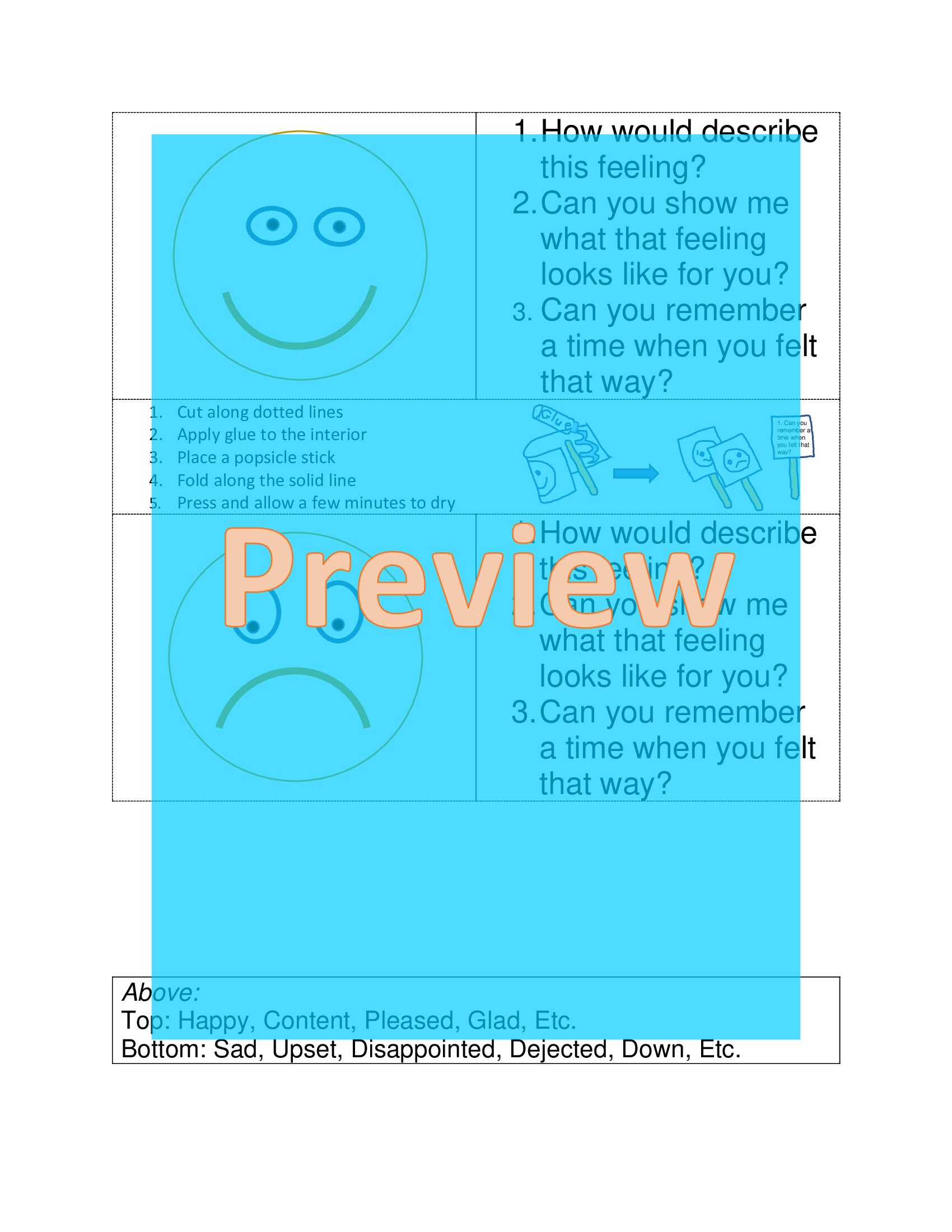 Identifying Feelings Therapy Activity for Remote Teletherapy Sessions ...