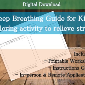 Relaxing Drawing Visualization Activity to Practice Deep Breathing for ...