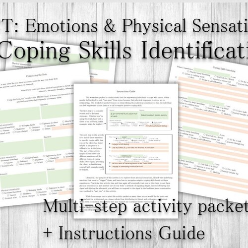 Printable Acceptance and Commitment Therapy Worksheet and - Etsy