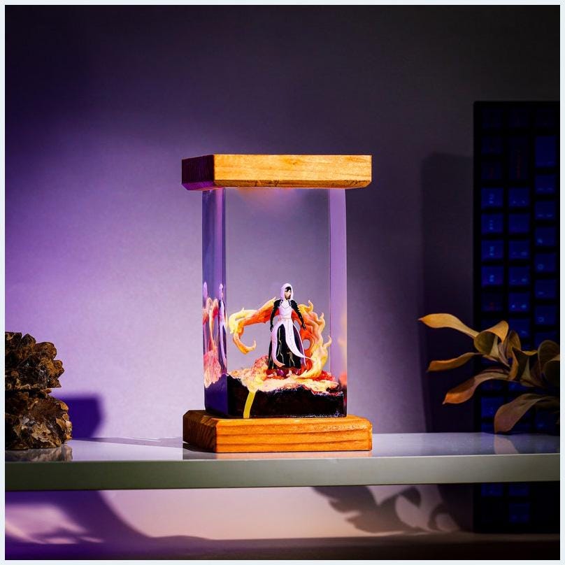 Custom Gen.shin Impact Night Lamp Fon.taine Character Lamp or Stand ...