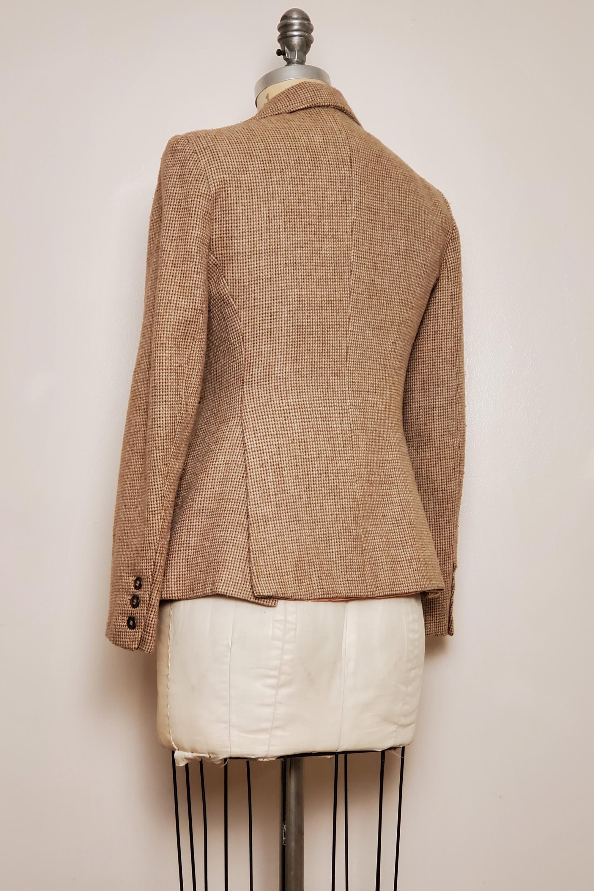 1970's Fanny Fitz Wool Fitted Blazer Size: Small - Etsy