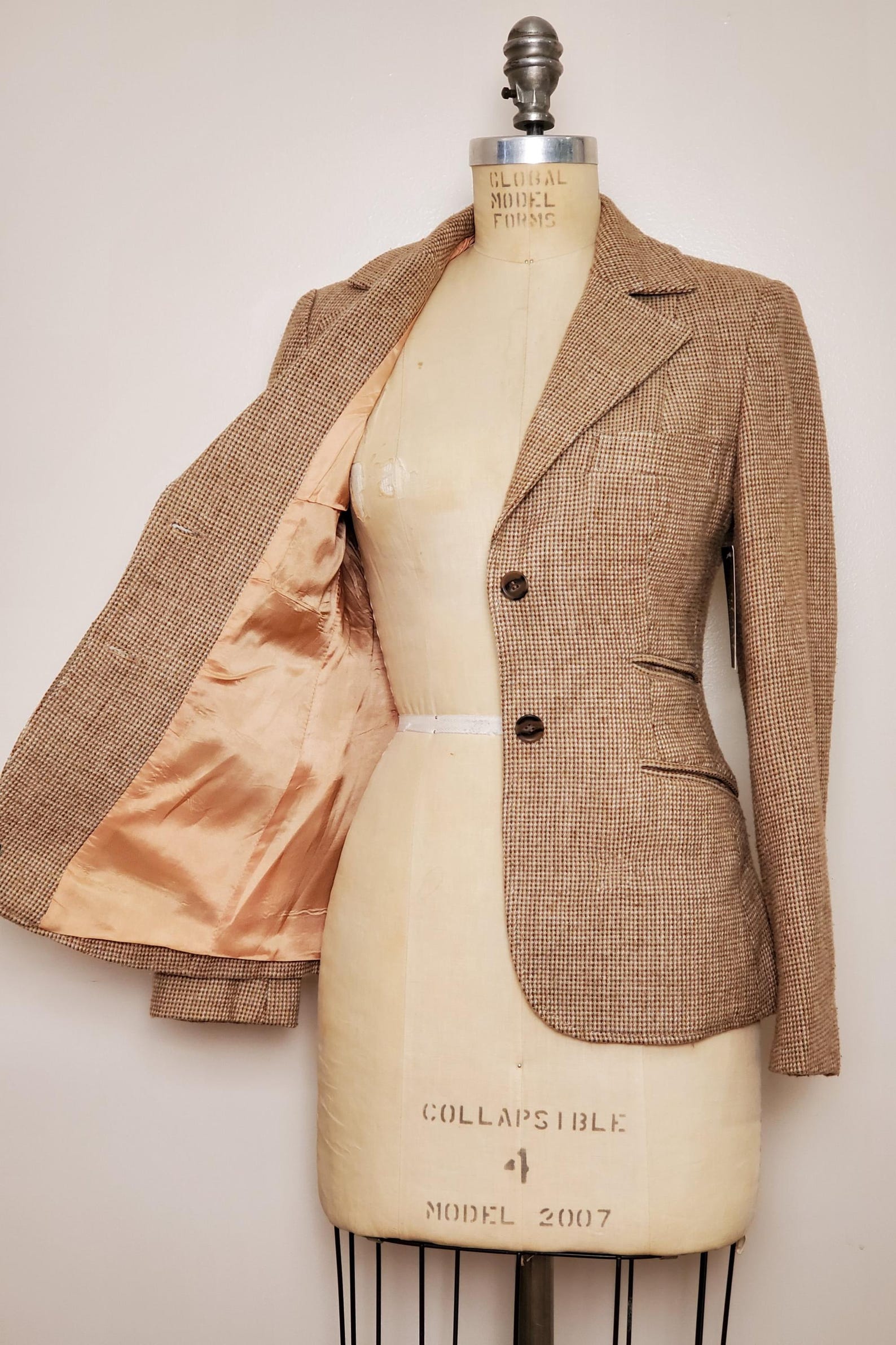 1970's Fanny Fitz Wool Fitted Blazer Size: Small - Etsy