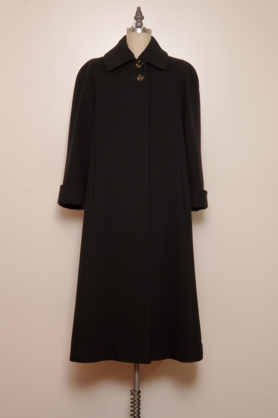 1980's Scassi || Cashmere Wool || Swing Coat || Size: Large - Etsy