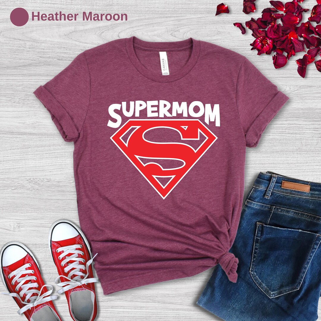 Supermom Shirt, Super Mom T-shirt, Superhero Mom Tee, Mom Life Shirt ...