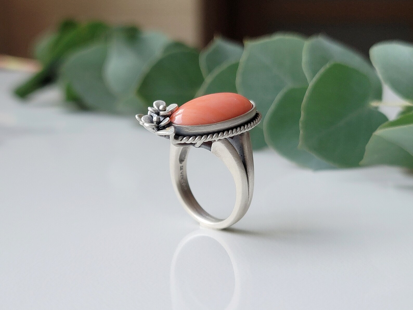 Momo Coral Ring momo coral jewelry coral rings for women | Etsy