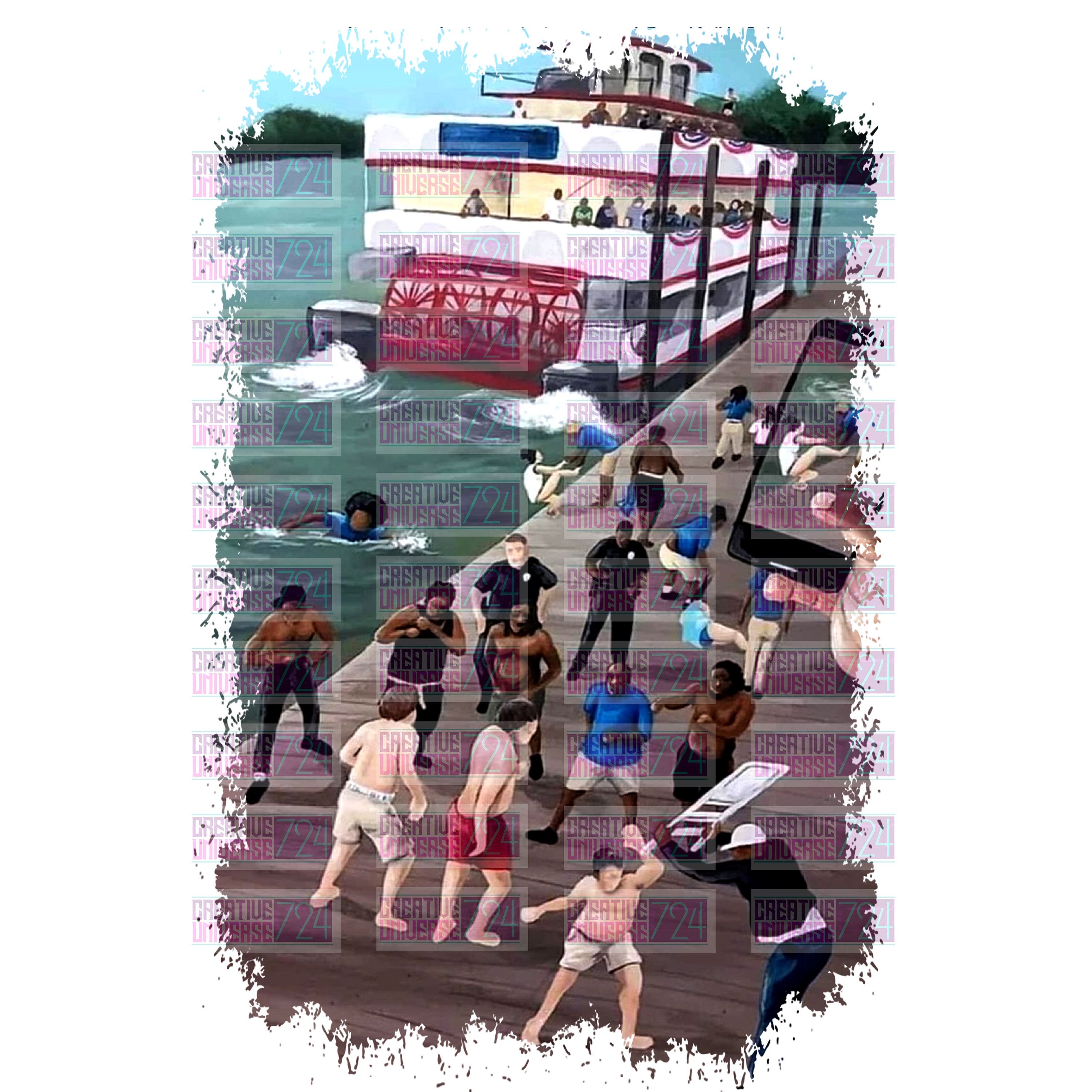 Montgomery Riverfront Brawl Chair Statement Shirt, River Boat Alabama ...