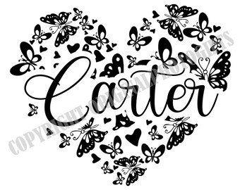 Carter Svg - Etsy