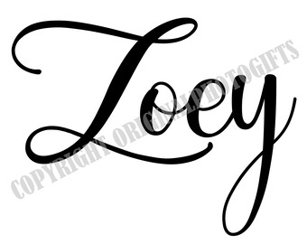 Zoey Name Sheet - Etsy