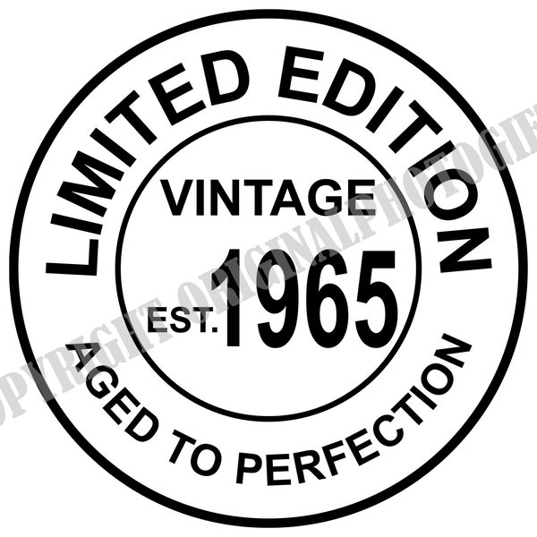 1965 Birthday - Etsy