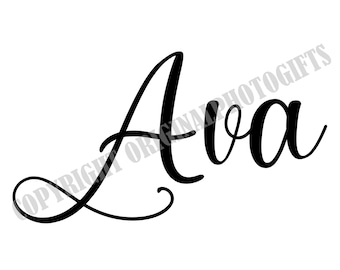 Ava Baby Name Sign - Etsy