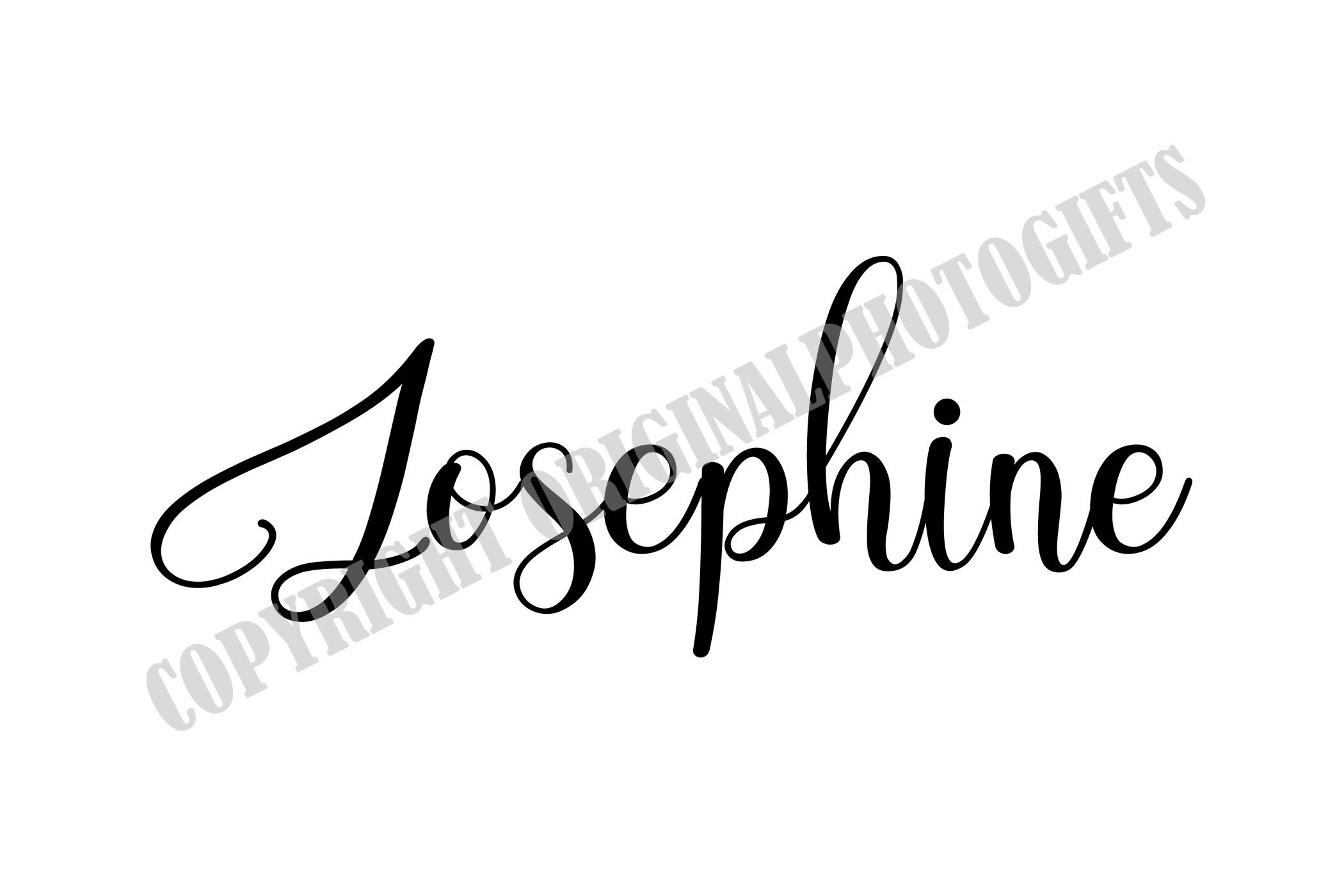 Josephine Svg Names Svg Beautiful Baby Names Svg Baby Infant | Etsy