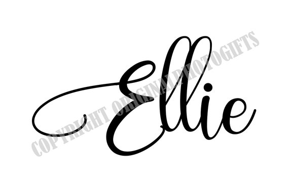 Ellie svg Names svg Beautiful Baby Names svg Baby infant | Etsy