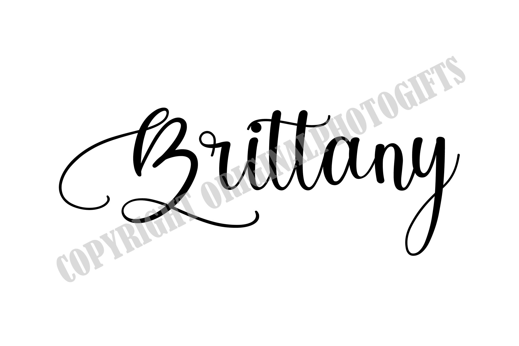 Brittany svg Nombres svg Hermosos nombres de bebés svg - Etsy España