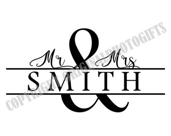 Mr and Mrs Smith - Etsy