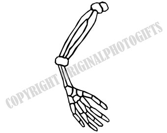 Skeleton Arm Svg - Etsy