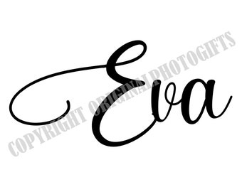 Eva Baby Name Sign - Etsy