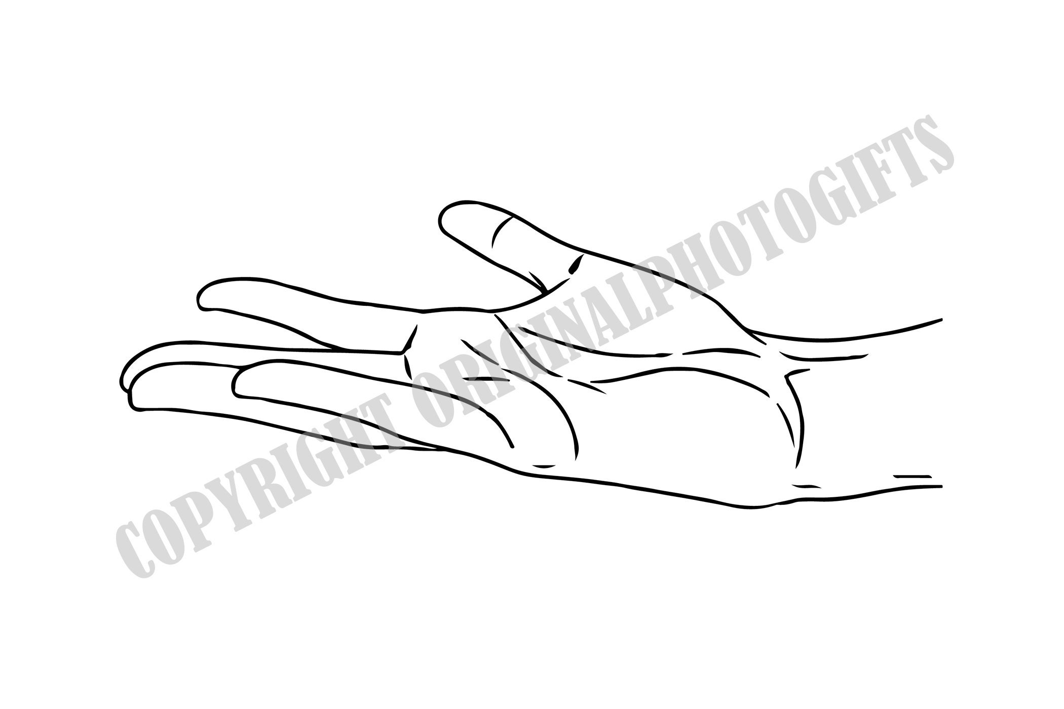 Hand Svg Hand Prints svg Hand Clipart Hand Files for | Etsy