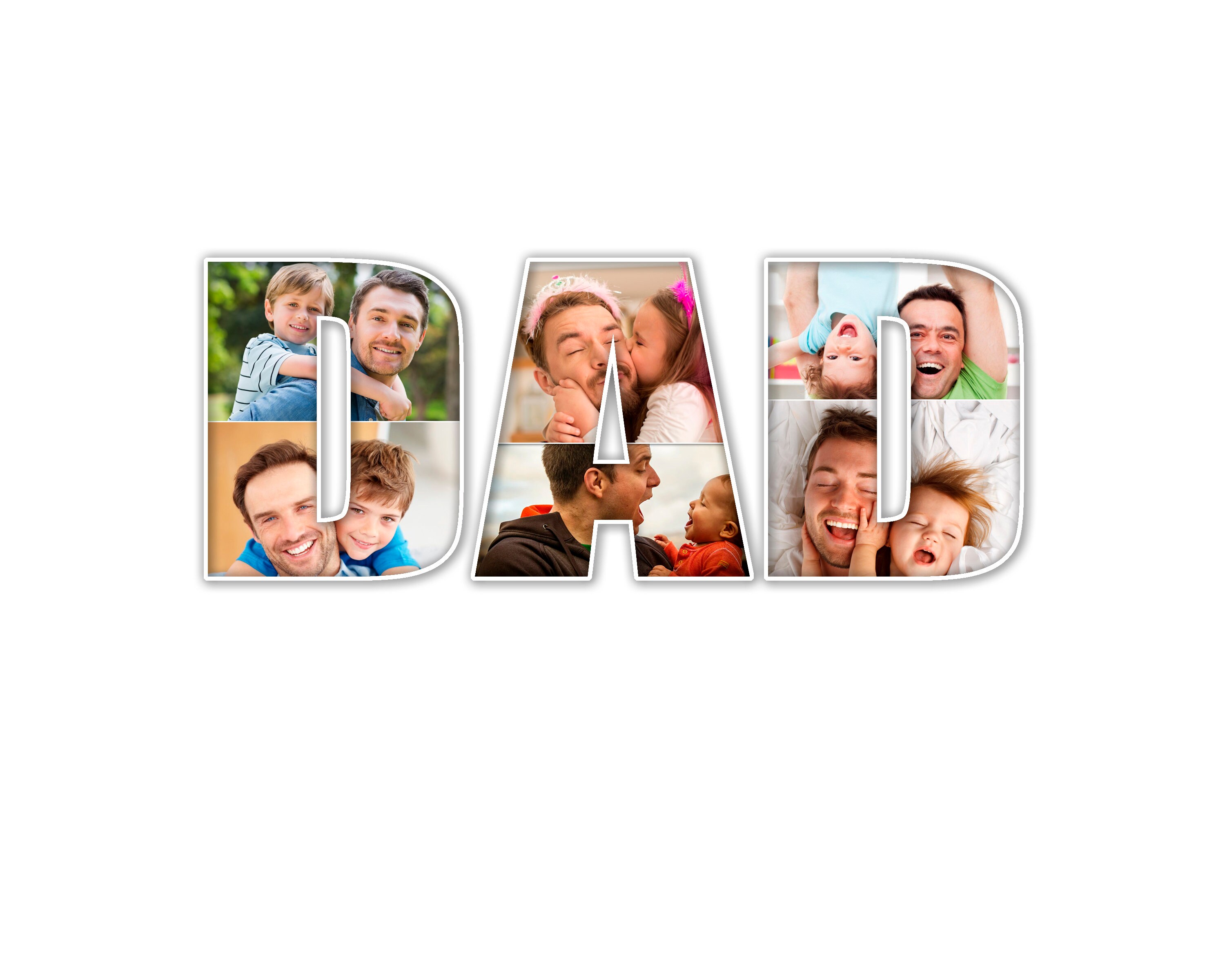 Papá Photo Collage Photo Collage Papá Collage personalizado - Etsy España