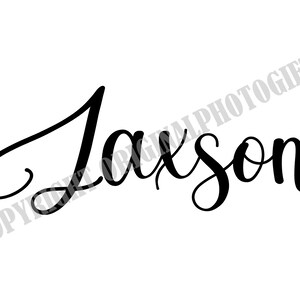 Jaxson Svg Names Svg Beautiful Baby Names Svg Baby Infant | Etsy