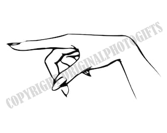 Pointing Finger SVG Files Vector Images Clipart Hand Dxf - Etsy Australia
