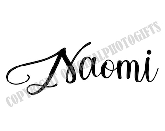Naomi Cut File Svg - Etsy