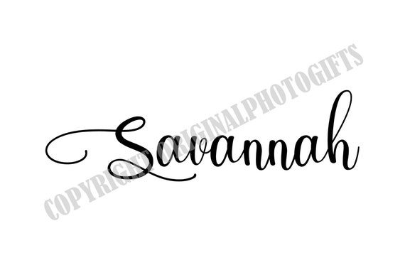 Savannah Svg Names Svg Beautiful Baby Names Svg Baby Infant | Etsy