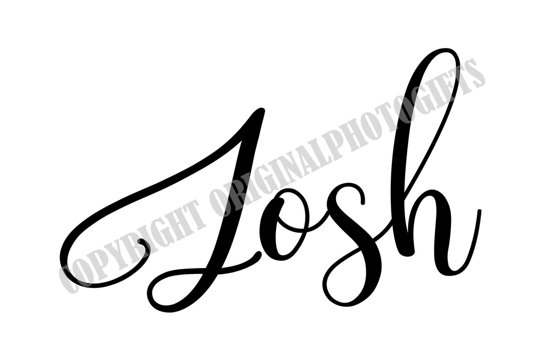 Josh Svg Names Svg Beautiful Baby Names Svg Baby Infant - Etsy