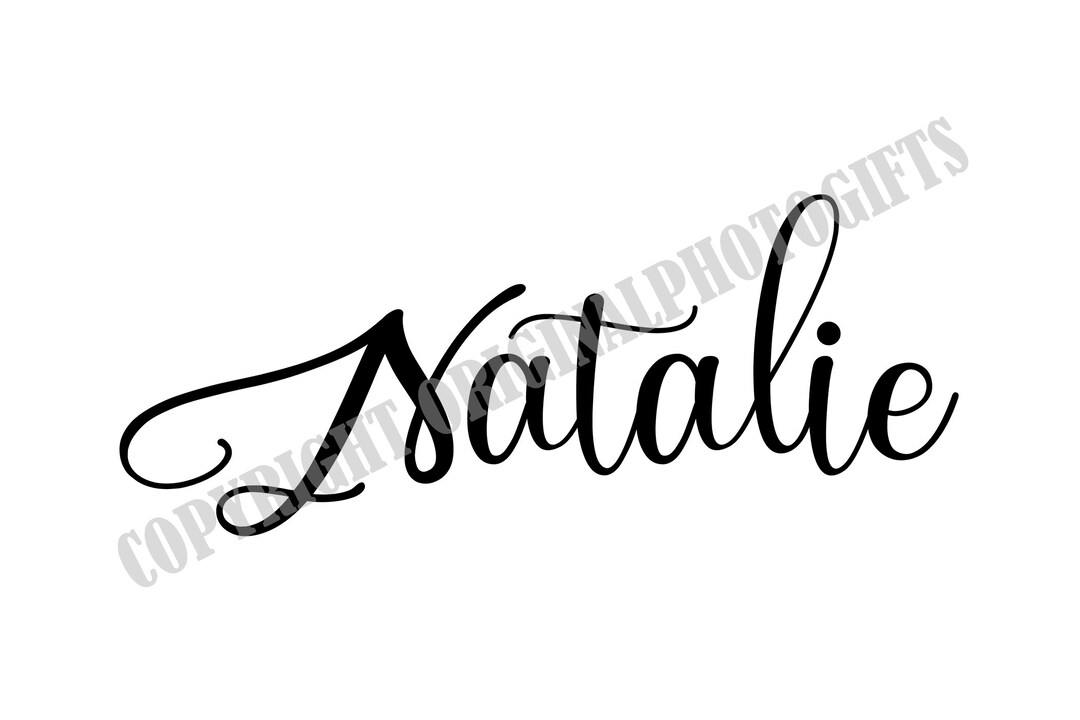 Natalie Svg Names Svg Beautiful Baby Names Svg Baby Infant - Etsy