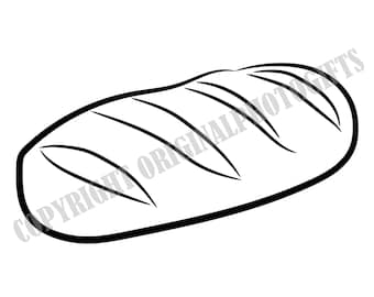Loaf of Bread Svg | Etsy
