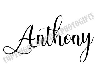 Anthony Name Graffiti