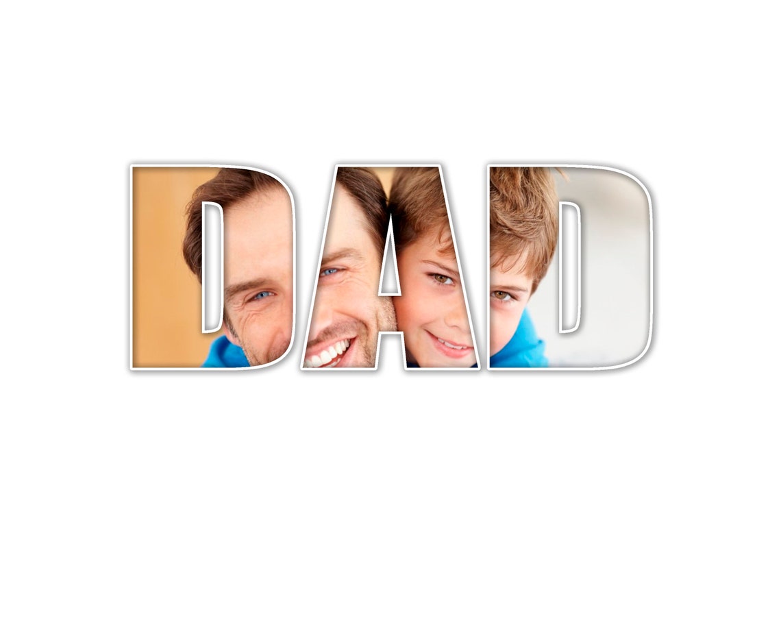 Papá Photo Collage Photo Collage Papá Collage personalizado - Etsy España