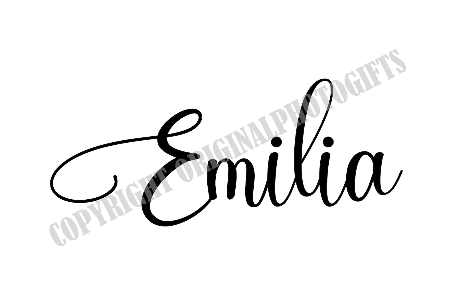 Emilia svg Nombres svg Hermosos nombres de bebés svg Bebé | Etsy