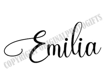 Emilia Name Sign - Etsy