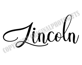 Lincoln Name Sign - Etsy