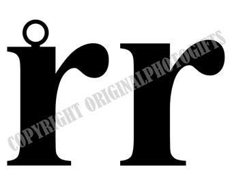 Lowercase Letter R - Etsy