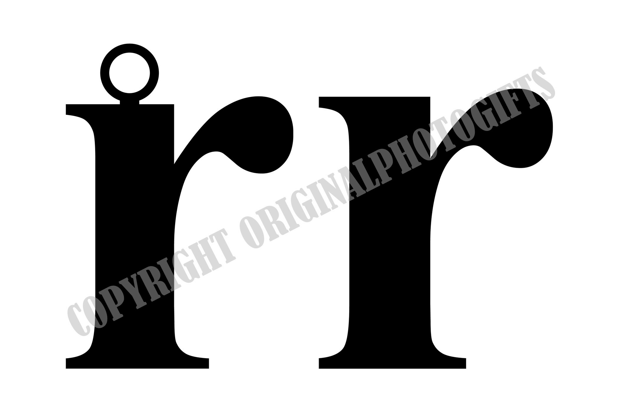 Letra R svg letra minúscula R vector letra minúscula R | Etsy