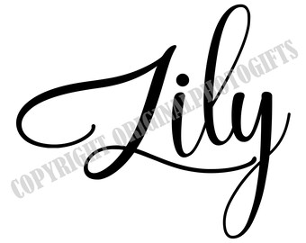 Lily Nursery Sign - Etsy