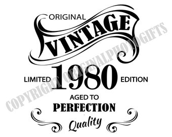 Limited Edition 1980 - Etsy