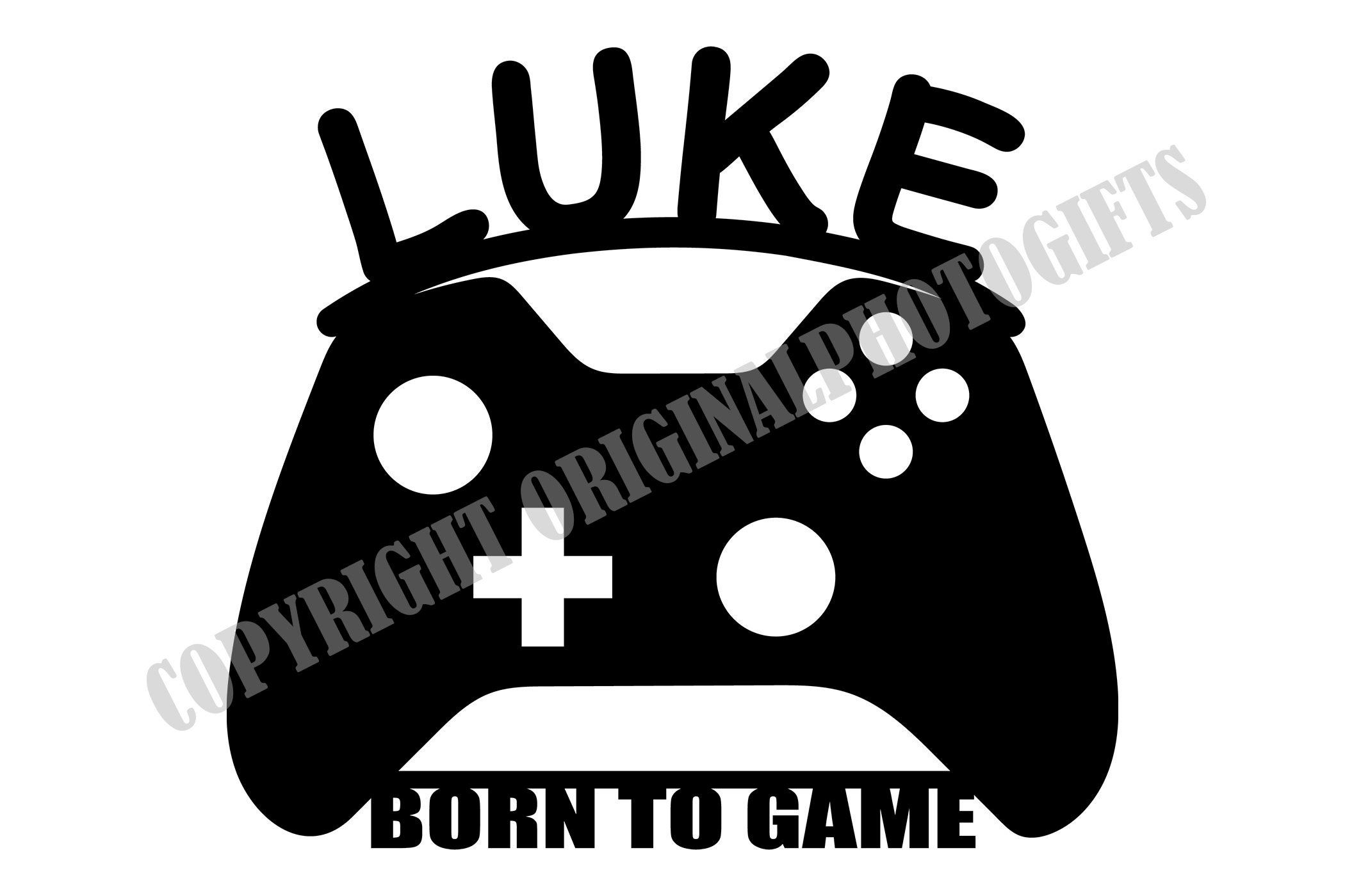 Luke Svg Born to Game Svg Name Sign Svg Kids Name Sign Svg - Etsy UK