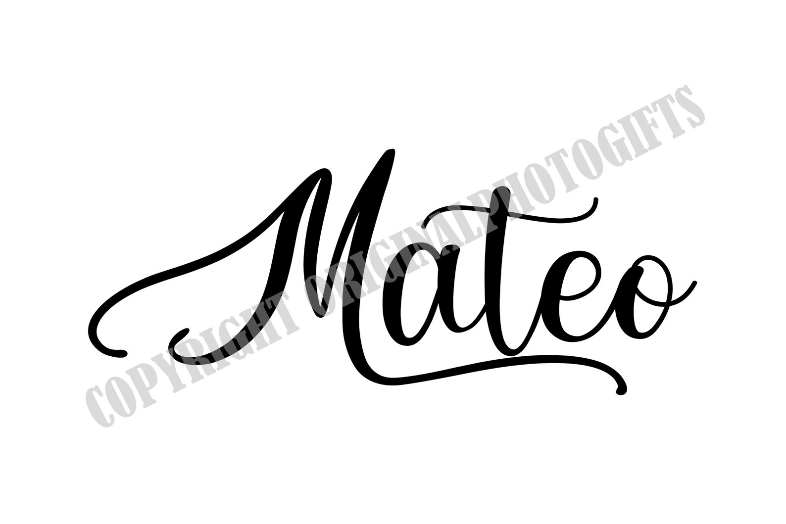 Mateo Svg Names Svg Beautiful Baby Names Svg Baby Infant | Etsy
