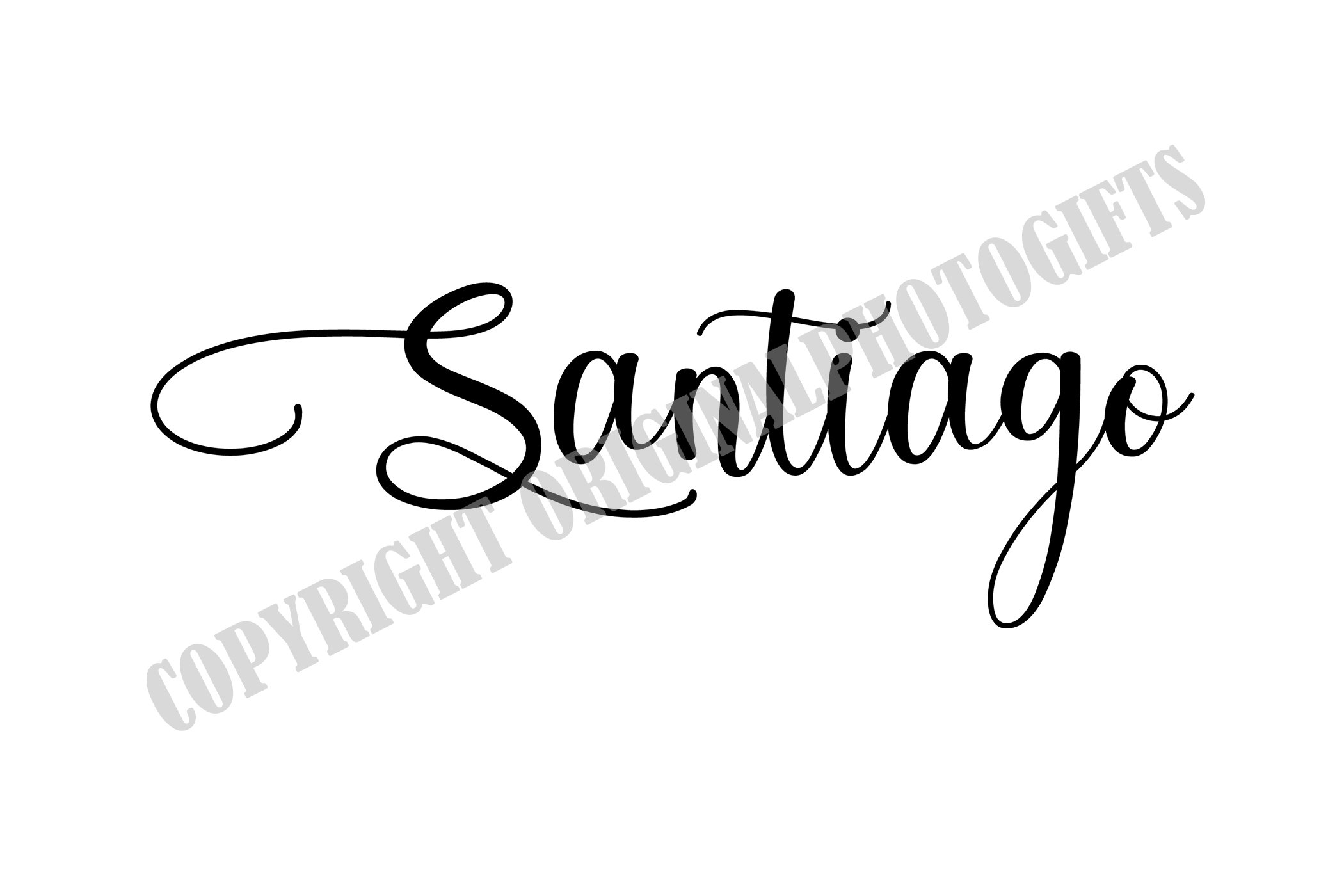 Santiago Svg Names Svg Beautiful Baby Names Svg Baby Infant - Etsy