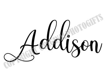 Addison Name Sign - Etsy
