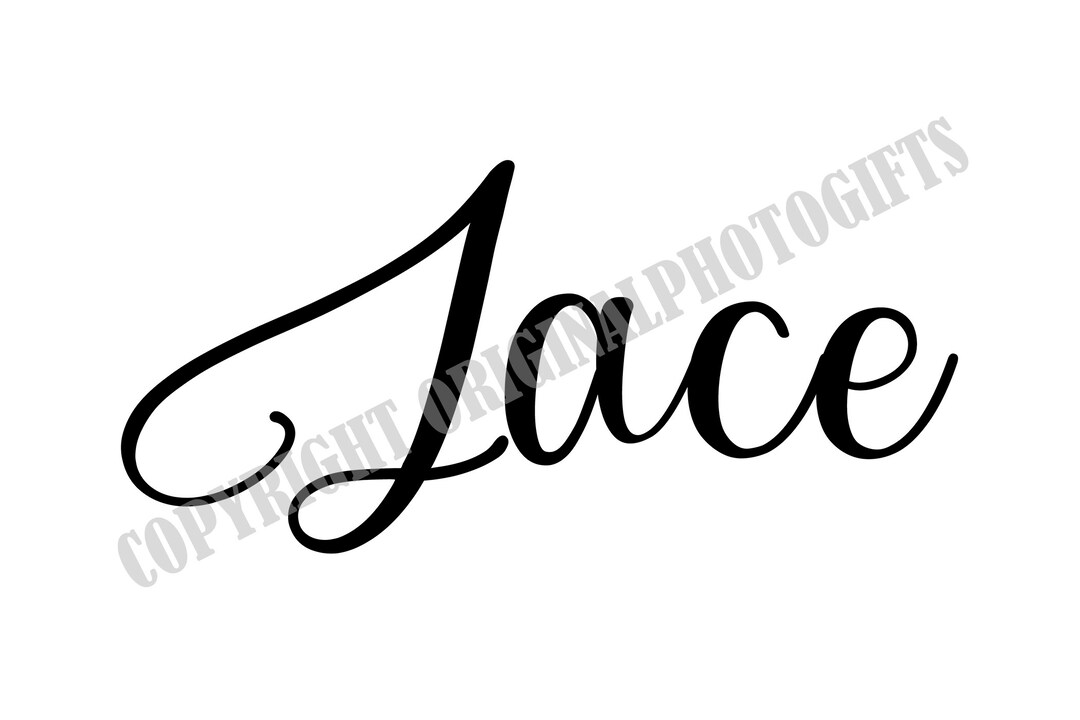 Jace Svg Names Svg Beautiful Baby Names Svg Baby Infant - Etsy