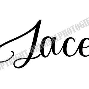 Jace Svg Names Svg Beautiful Baby Names Svg Baby Infant - Etsy
