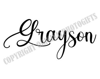 Grayson Name Sign | Etsy